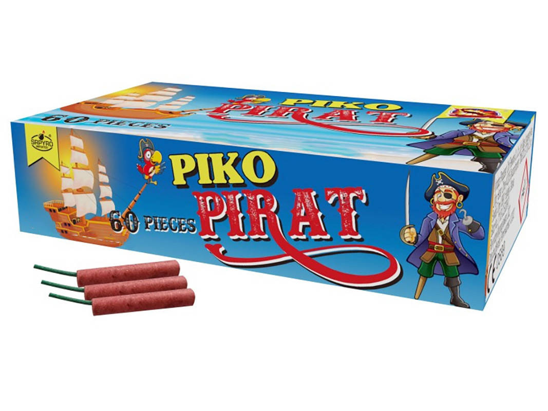 Piko Pirat CLE0208 - 60 sztuk | ARKA Fajerwerki