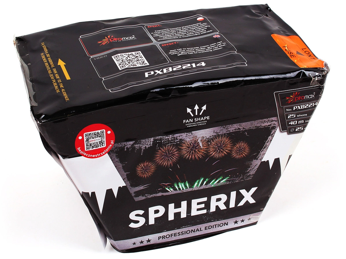 Spherix PXB2214 - 25 strzałów 1" | Arka Fajerwerki