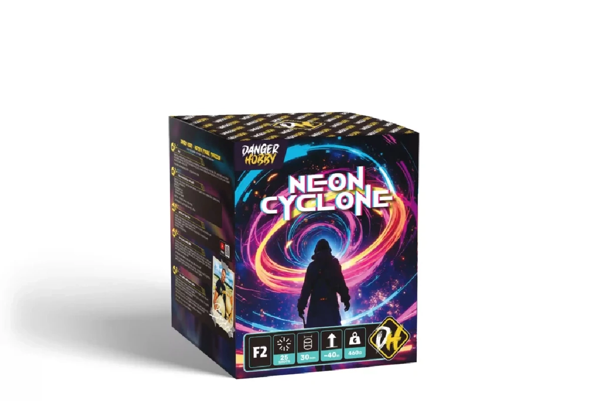 Neon Cyclone PC2W2 - PYRO CARTEL - Danger Hobby - 25 strzałów 1.2 ...