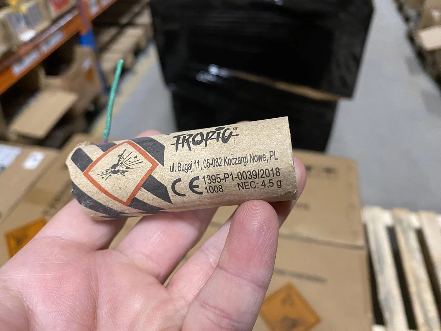 Emiter dźwięku Exploder 4 TP4 - 4,5g NEC/szt - 1 sztuka | Arka Fajerwerki